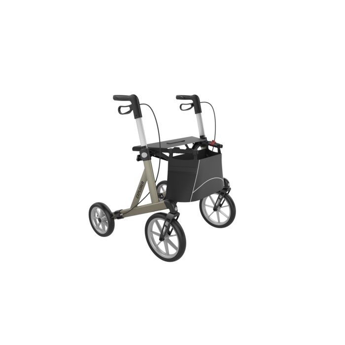 Rehasense Explorer outdoor Rollator, large, champagne
